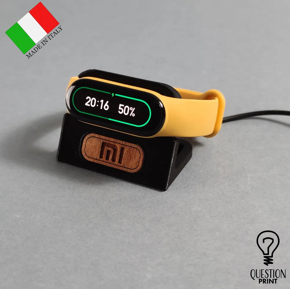 SUPPORTO RICARICA MI BAND 5-6-7-8 DOCK STATION by QuestionPrint ...