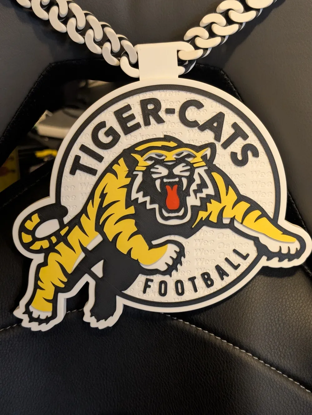 Hamilton Tiger-Cats Oversized Pendant and Chain by MFDesigns3D ...