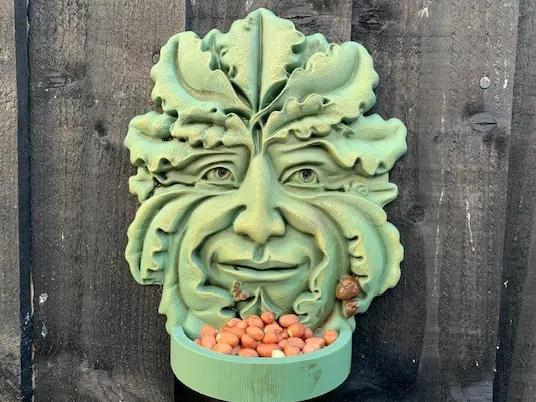 Green Man Face with Bird Feeder by Wicro MakerWorld: Download Free 3D ...