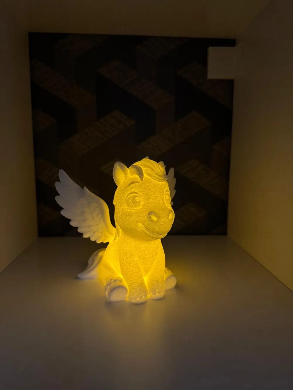 Angel Horse 1 LED - Free 3D Print Model - MakerWorld