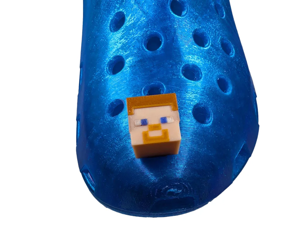 Minecraft Steve Croc Shoe Charm (Jibbitz) by sidbarret007 MakerWorld ...