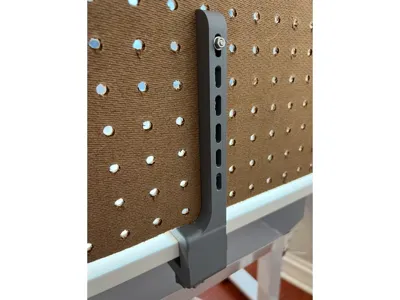 Pegboard table or desk mount by italianb33f - MakerWorld