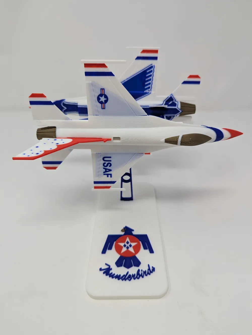 Calypso or Reflection stand for Thunderbirds F-16 by Tim MakerWorld: Download Free 3D Models