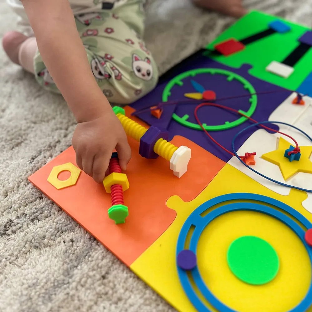 Activity board for babies - Free 3D Print Model - MakerWorld