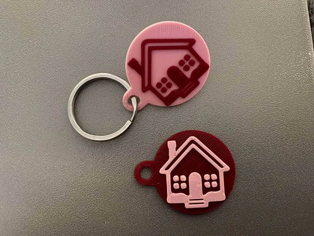 House tag for key ring by elgulano - MakerWorld