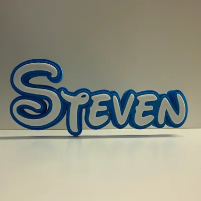Steven - Disney Name by Alessio Cornale MakerWorld: Download Free 3D Models