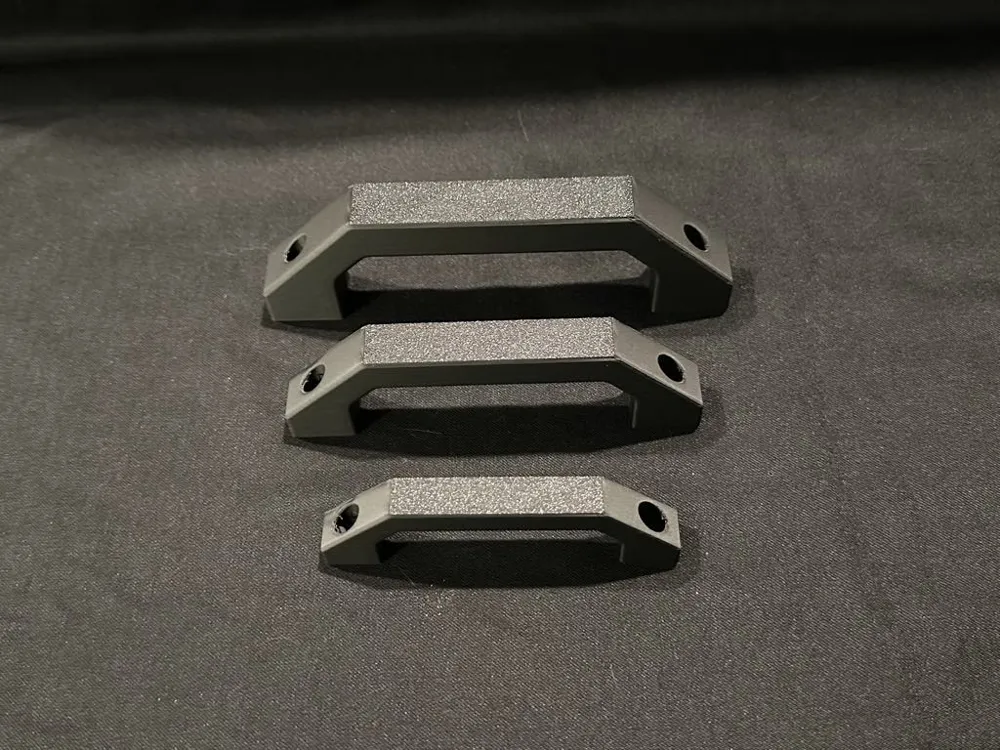 Classic Pull Handles With Finger Grips - 3 Sizes - Free 3D Print Model ...
