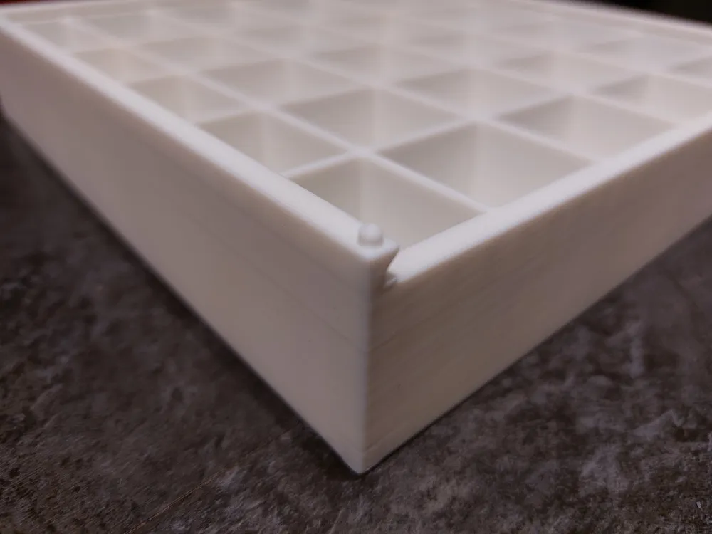 stackable sorting box with sliding cover - Free 3D Print Model - MakerWorld