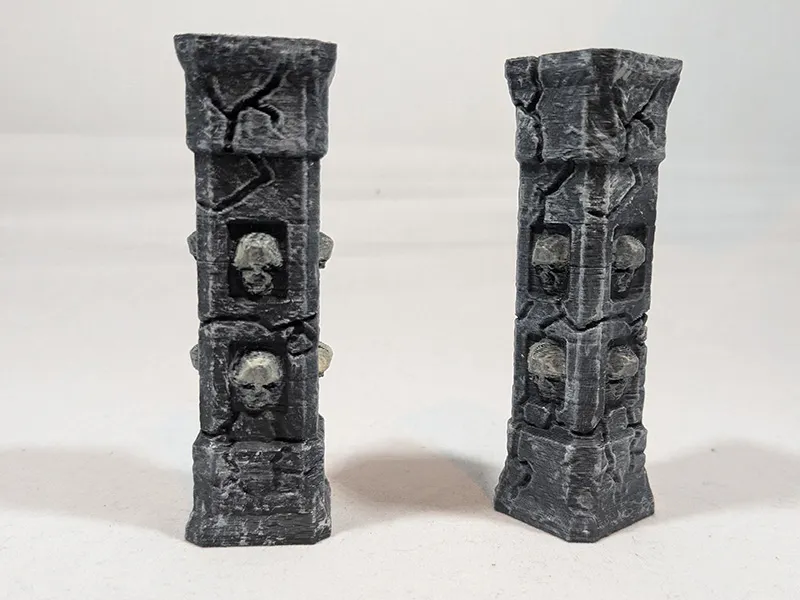 Skull pillar - DND scenery (supportless) - Free 3D Print Model - MakerWorld