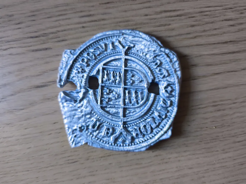 The Doubloon from "The Goonies" - Free 3D Print Model - MakerWorld