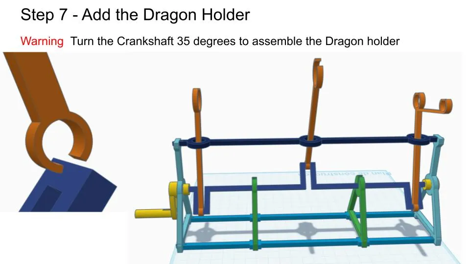 Articulated Dragon Motion Stand by raskal MakerWorld: Download Free 3D ...