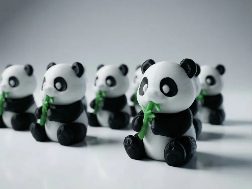 Bamboo-Eating Panda - Free 3D Print Model - MakerWorld