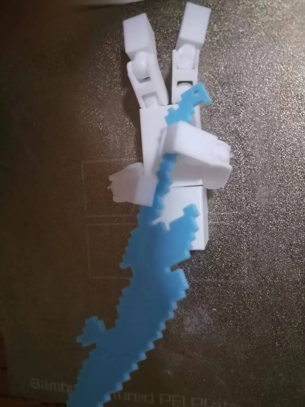 Minecraft Legendary Sword Original Skin 可动人偶战神之刃 by 1230x MakerWorld ...