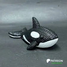 cute flexi orca - Free 3D Print Model - MakerWorld