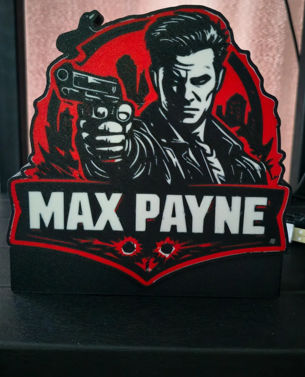Max Payne LightBox - Free 3D Print Model - MakerWorld