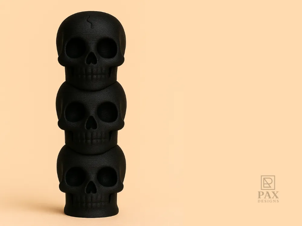 Skull Stack | PAX Designs - Free 3D Print Model - MakerWorld