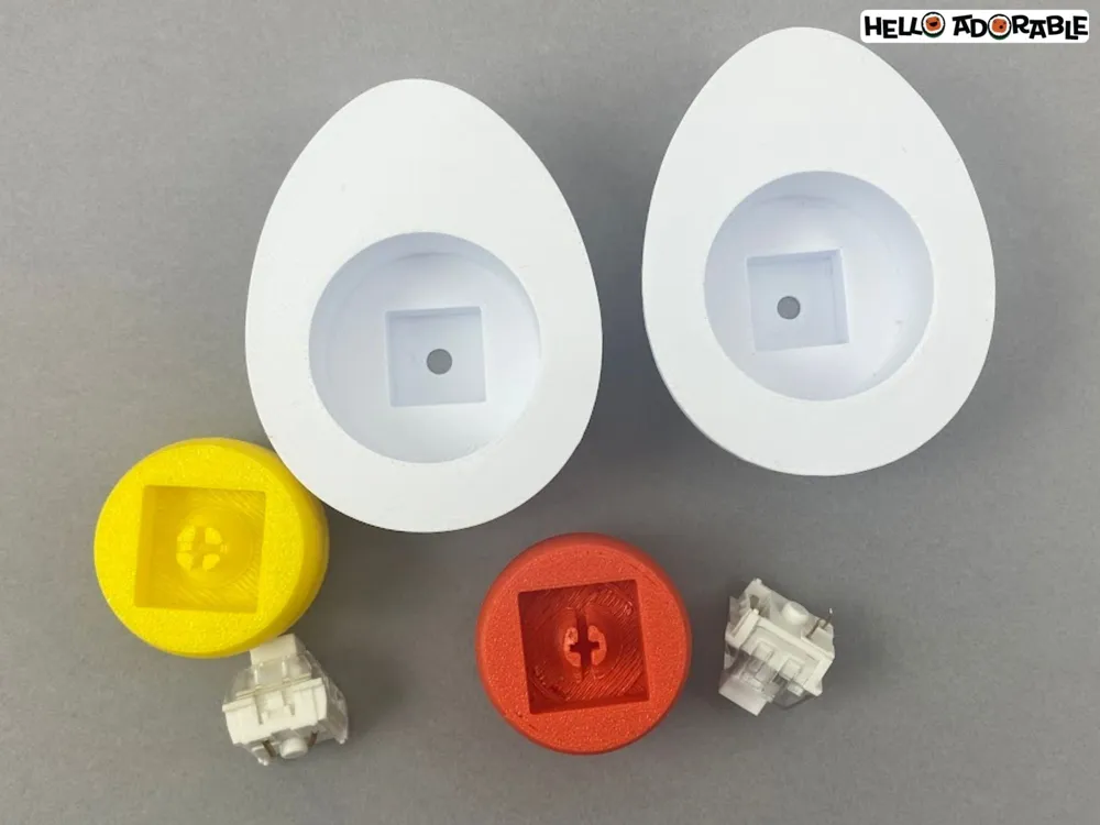 Deviled Egg Clicker Fidget Toy by helloadorable MakerWorld: Download Free 3D Models