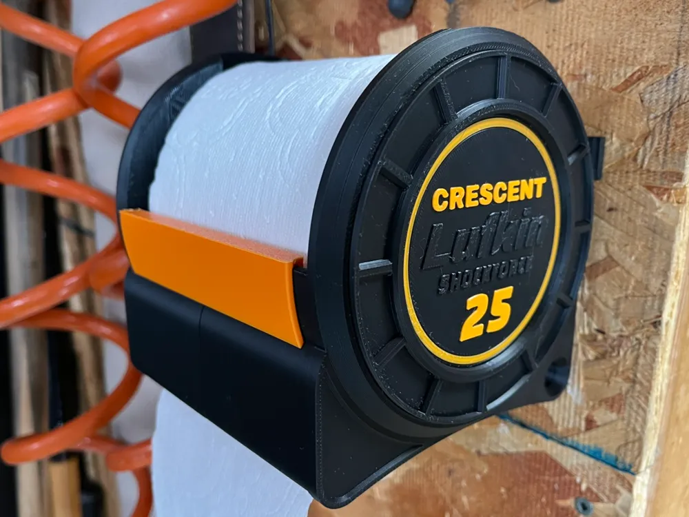 Lufkin Tape Measure Toilet Paper Holder - Free 3D Print Model - MakerWorld