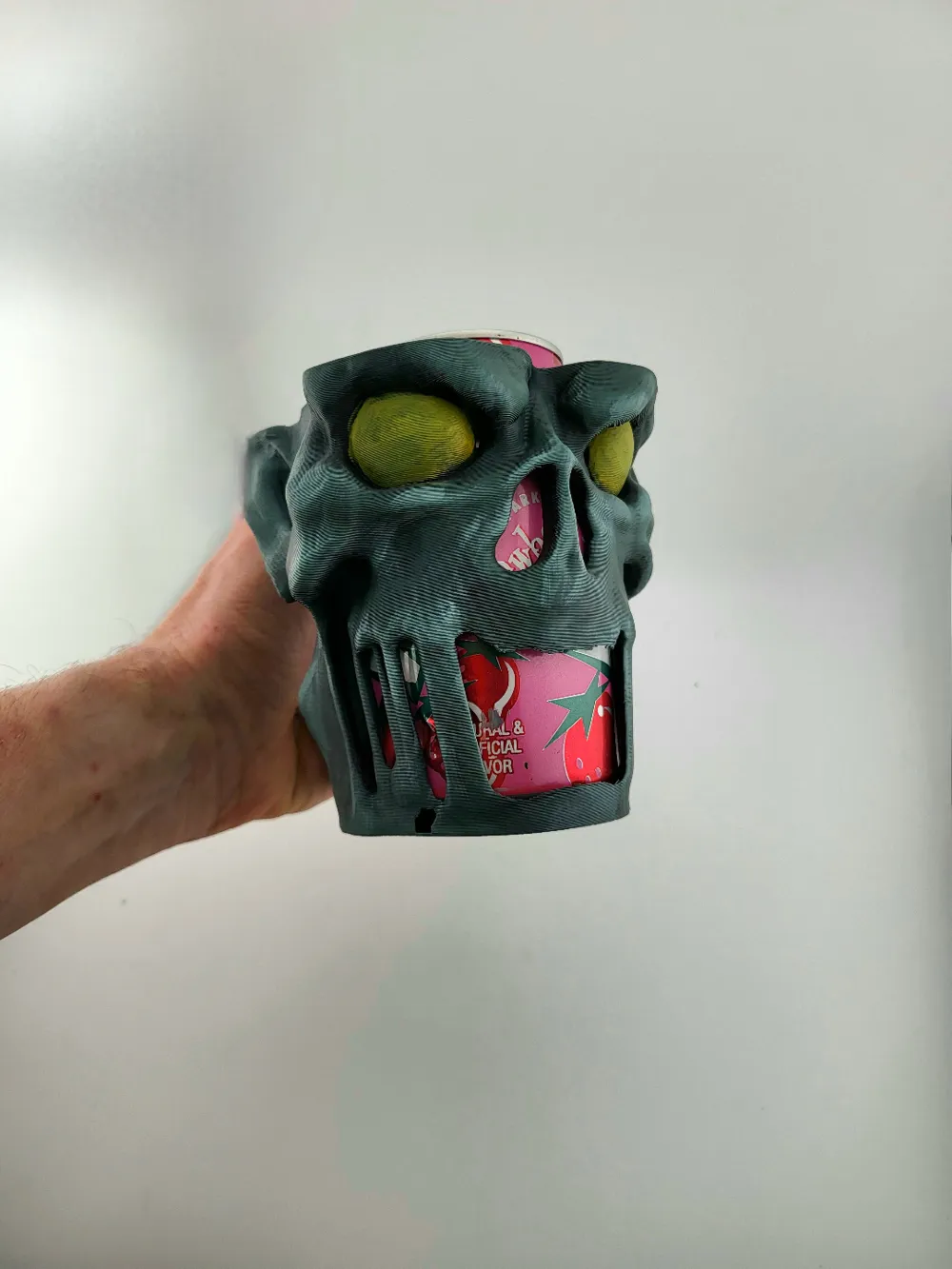 zombie cup holder mug soda drink by Mad power MakerWorld: Download Free ...