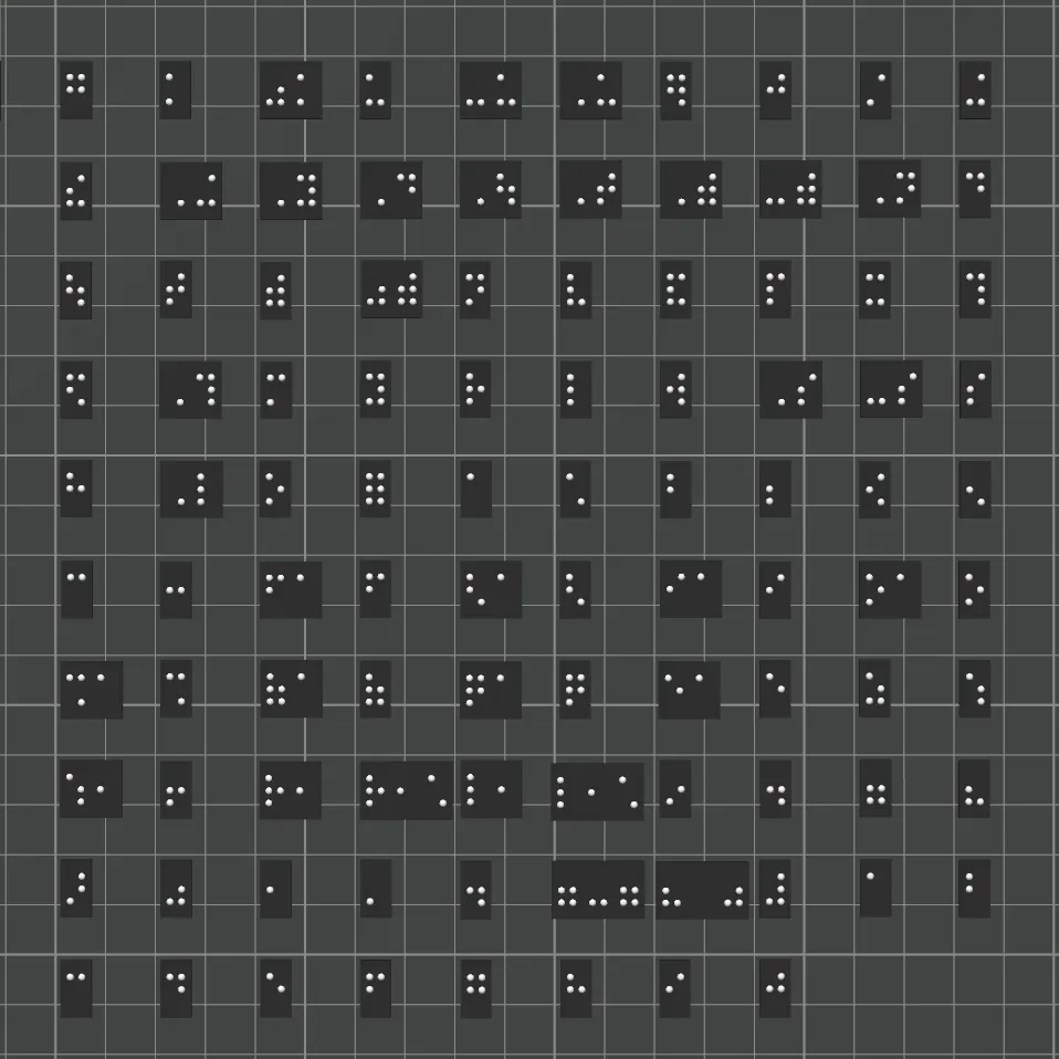 3D Thai Braille Fonts by KanokCraft MakerWorld: Download Free 3D Models
