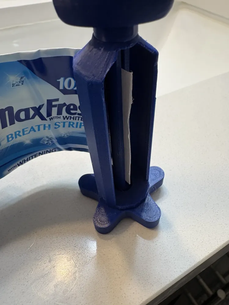 Stronger Ratcheting Toothpaste Tube Squeezer Remixed by thczv MakerWorld: Download Free 3D Models