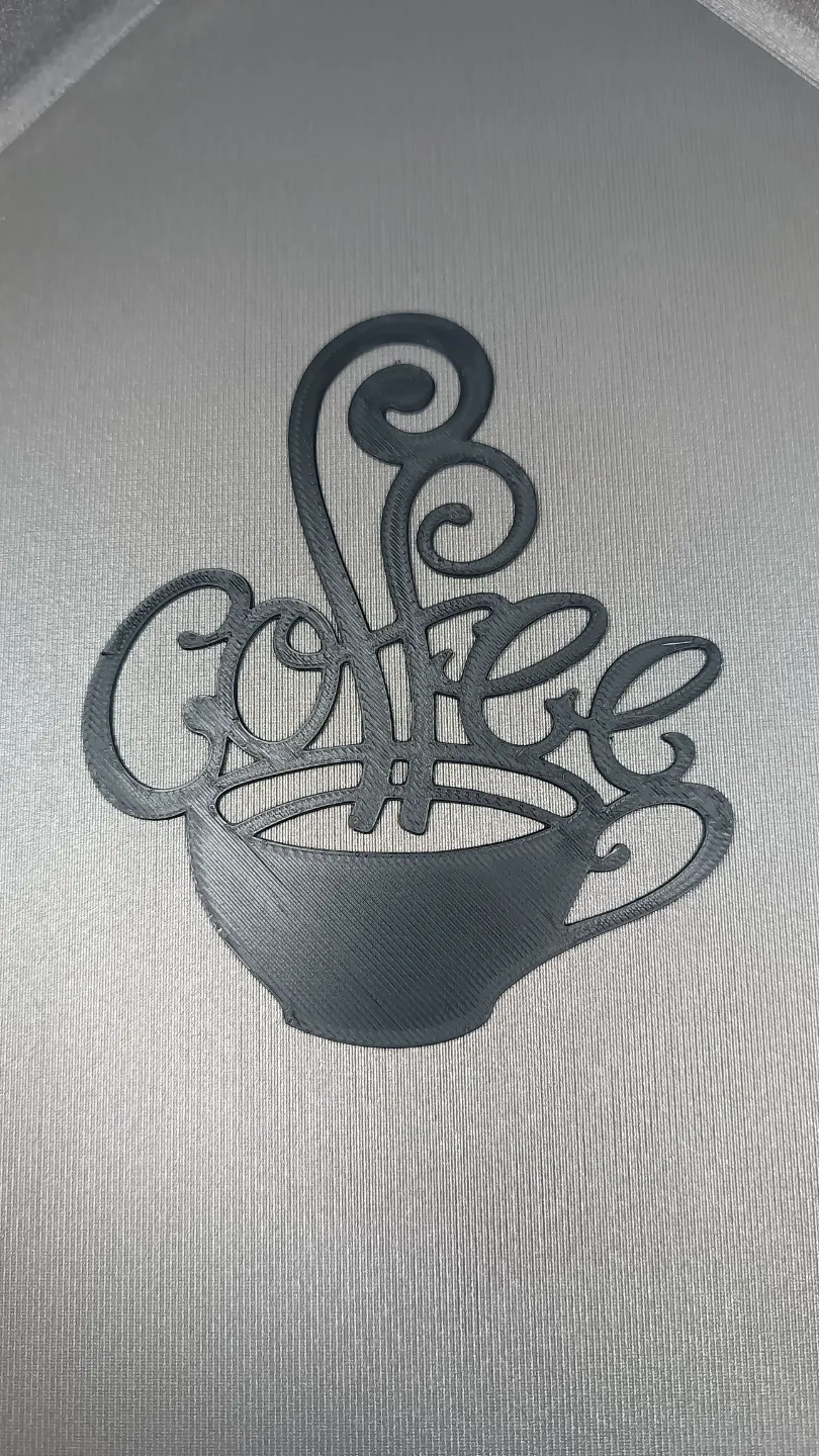 Minimalist 2D Coffee Design – for Custom Wall Art by 3D.printing ...