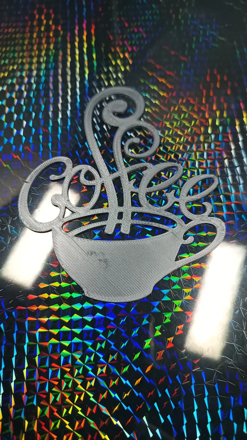 Minimalist 2D Coffee Design – for Custom Wall Art by 3D.printing ...