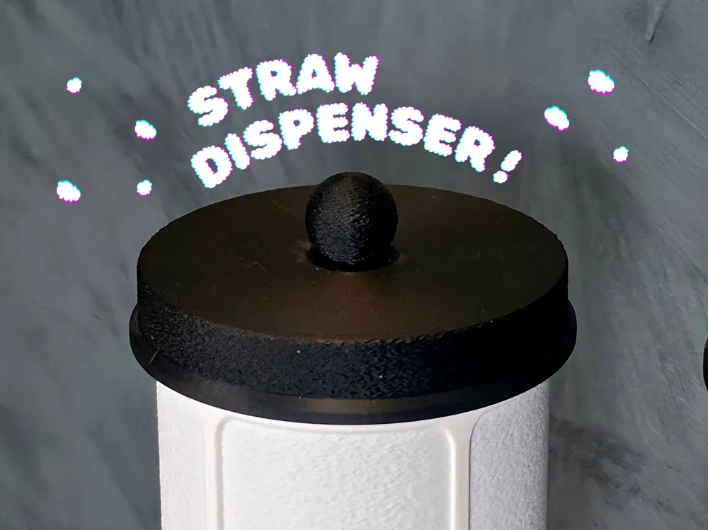 Straw Dispenser - Free 3D Print Model - MakerWorld