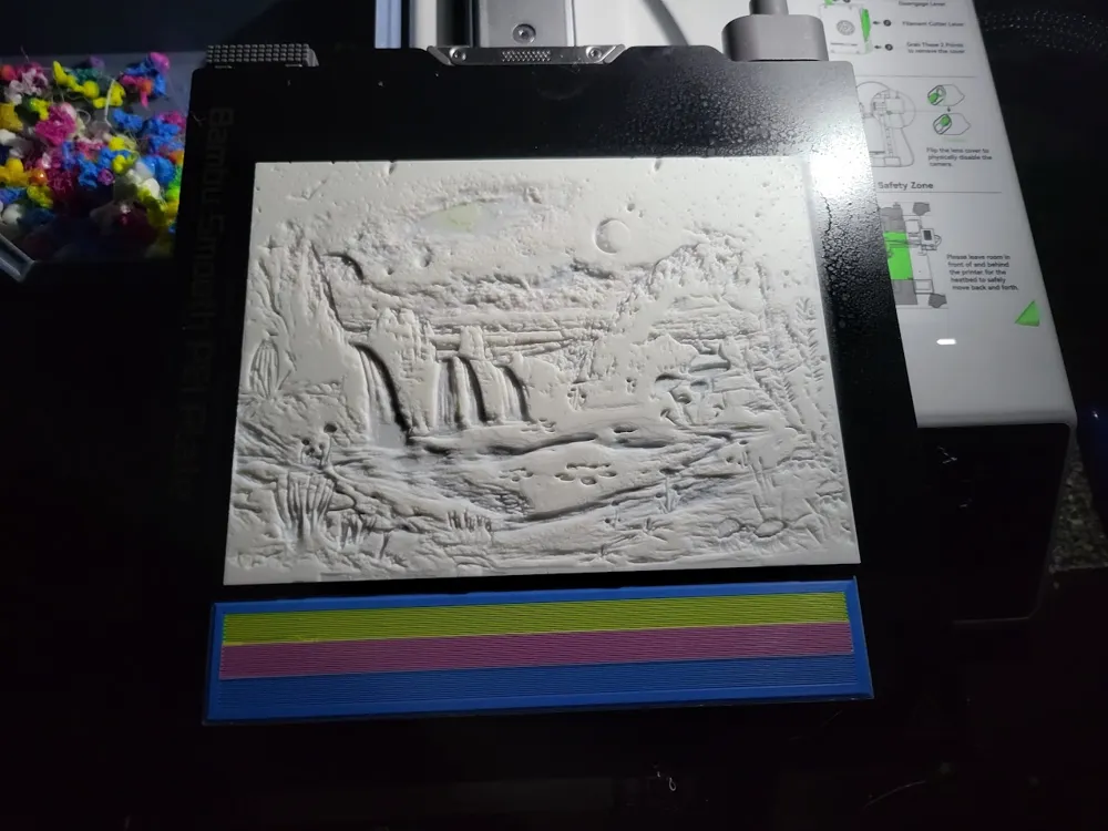 Alien planet CMYK Lithophane by Nic-e-Create - MakerWorld