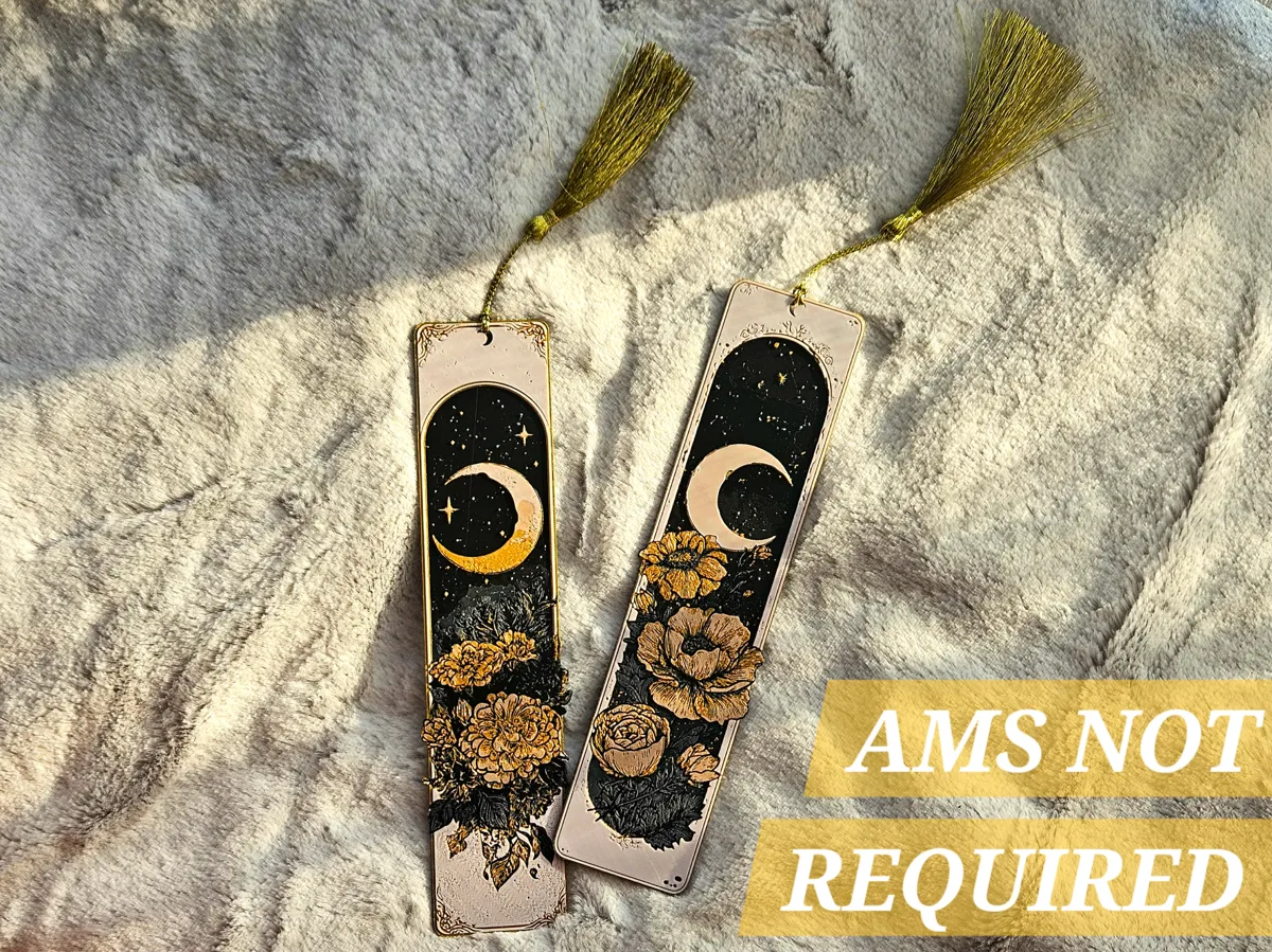 Dreamy Moons - Bookmarks Set - Free 3D Print Model - MakerWorld