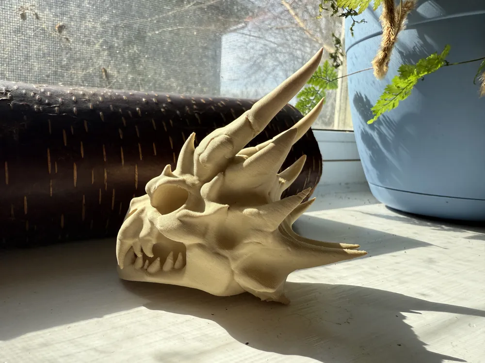 Ancient Wyrm Skull – 3D Printed Dragon Relic by Ill Kind Designs ...