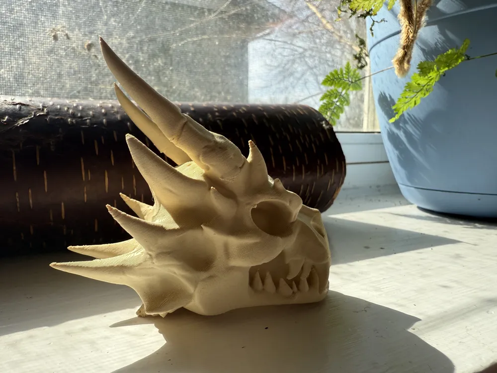 Ancient Wyrm Skull – 3D Printed Dragon Relic by Ill Kind Designs ...