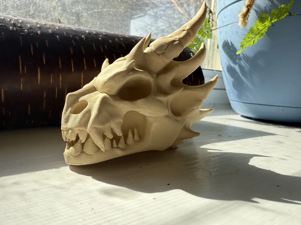 Ancient Wyrm Skull – 3D Printed Dragon Relic by Ill Kind Designs ...
