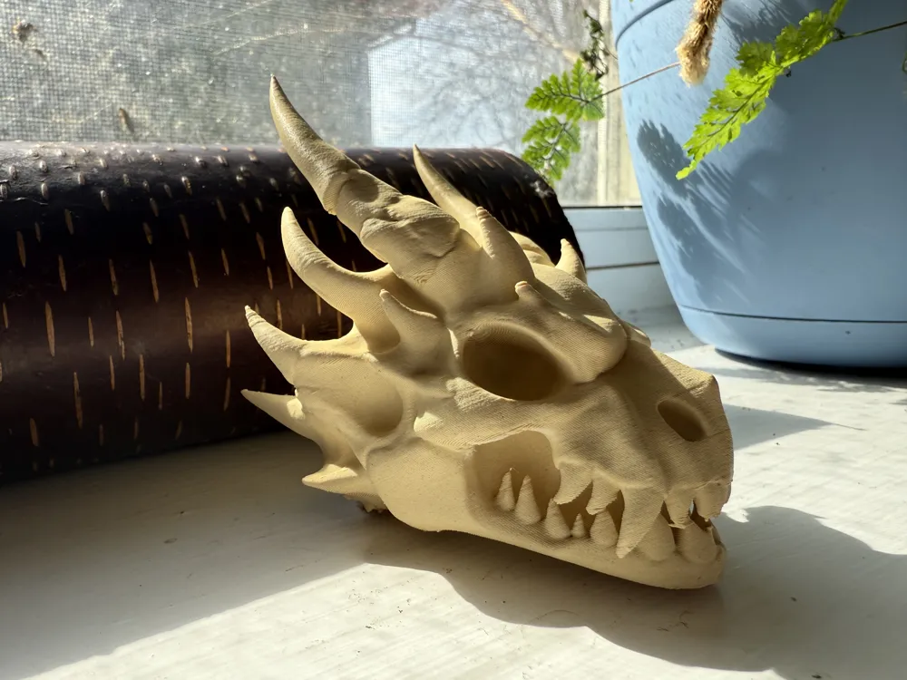 Ancient Wyrm Skull – 3D Printed Dragon Relic by Ill Kind Designs ...