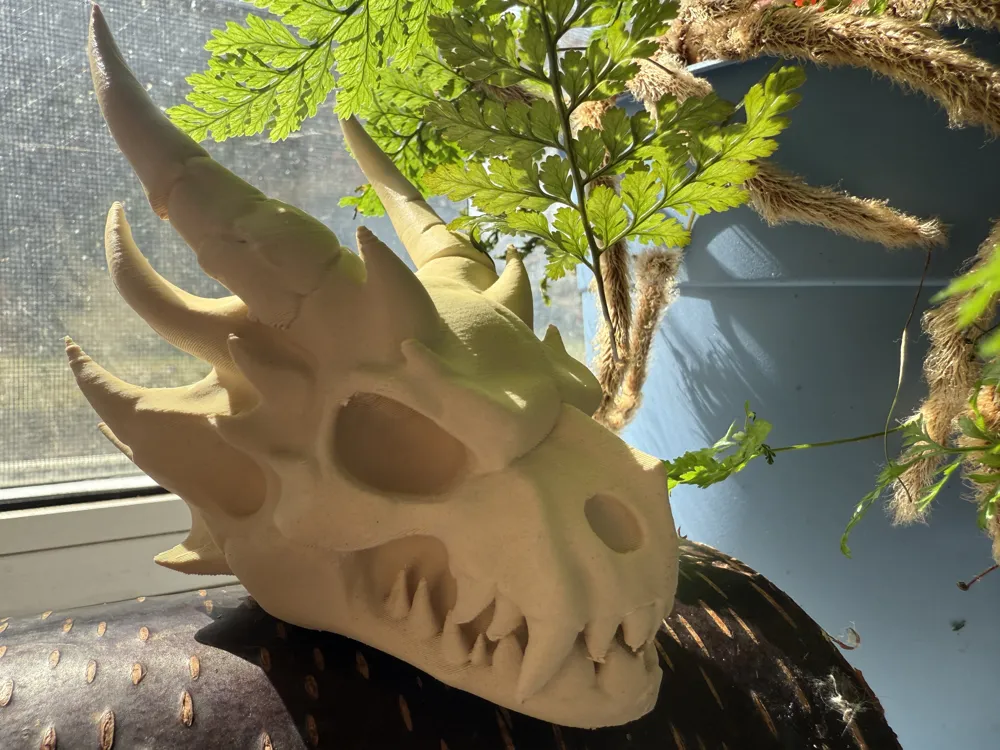 Ancient Wyrm Skull – 3D Printed Dragon Relic by Ill Kind Designs ...