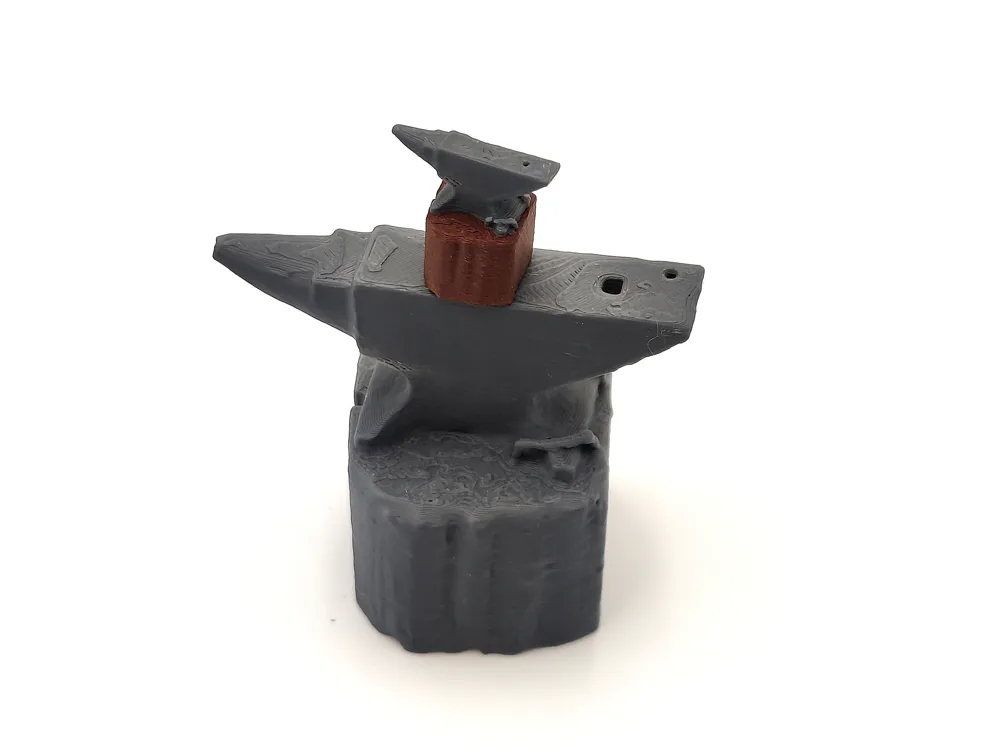 Anvil with stump (gamepiece) different sizes! - Free 3D Print Model ...