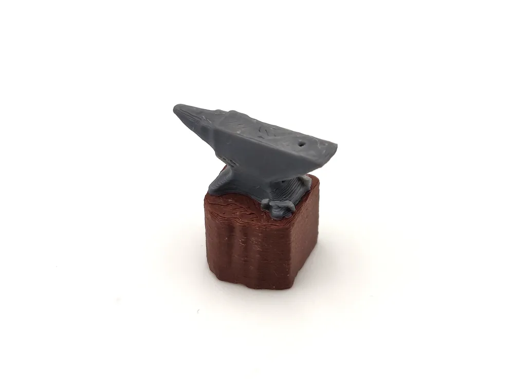 Anvil with stump (gamepiece) different sizes! - Free 3D Print Model ...