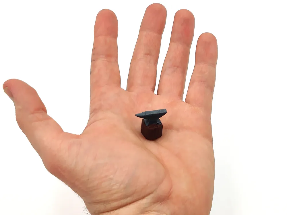 Anvil with stump (gamepiece) different sizes! - Free 3D Print Model ...