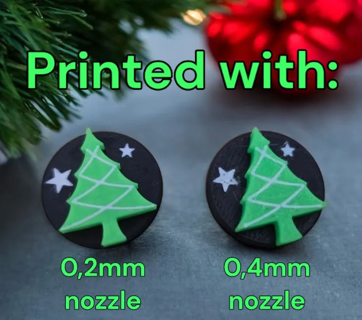 XMAS A1 extruder wheel cover Christmas tree/stars! by KoBuCRAFTS ...
