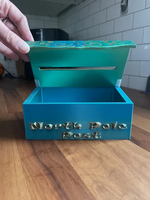 "North Pole Post" Santa Letter Box by Cutesy Creations - MakerWorld