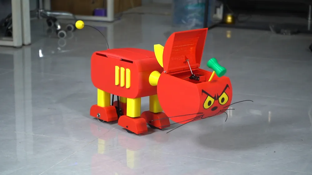 Mocanu Cat Robot, missile-launching, hatch-opening by IKUN老表的改装日记 ...