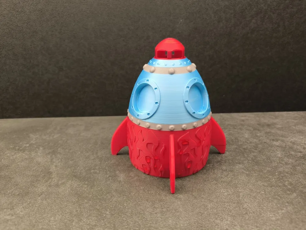 Sprinkler Rocket by Sevro MakerWorld: Download Free 3D Models