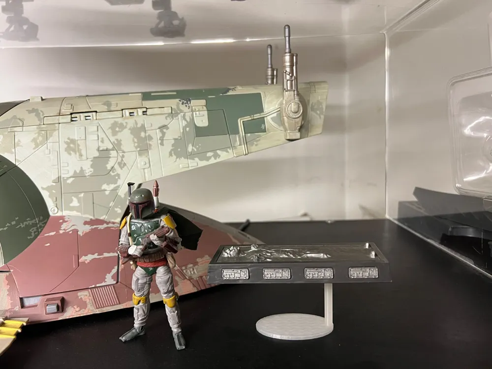 Han Solo in Carbonite base, hasbro 3 3/4" - Free 3D Print Model ...