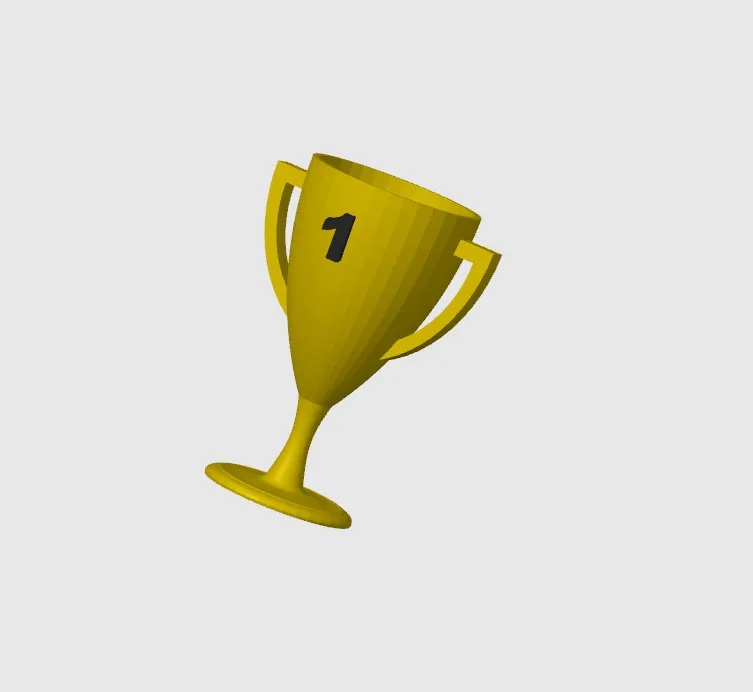 Trophy 1 by Low Poli - MakerWorld