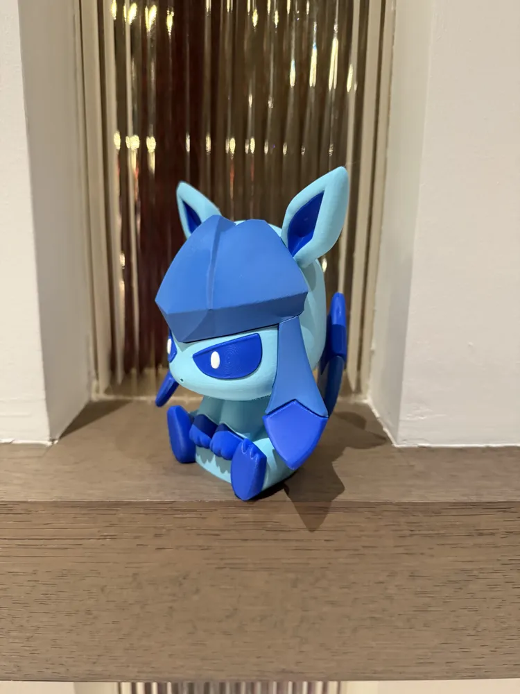 Glaceon Multicolor Separated Print - Free 3D Print Model - MakerWorld