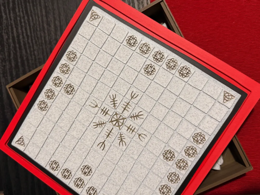 Hnefatafl - Viking Chess - Free 3D Print Model - MakerWorld