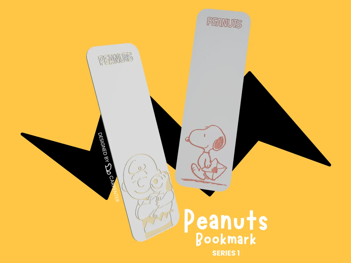 Snoopy Bookmark Series 1 | No AMS Option - Free 3D Print Model - MakerWorld