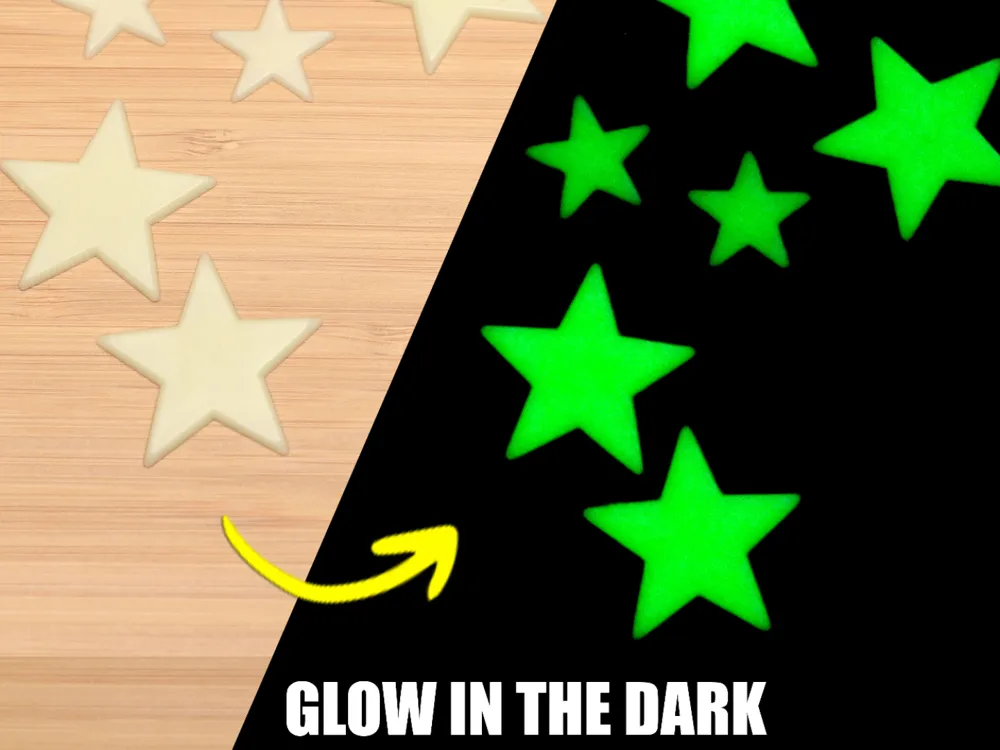 Glow in the Dark Stars - Free 3D Print Model - MakerWorld