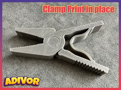 Clamp (Print in Place) Remixed by HT4L Printing - MakerWorld