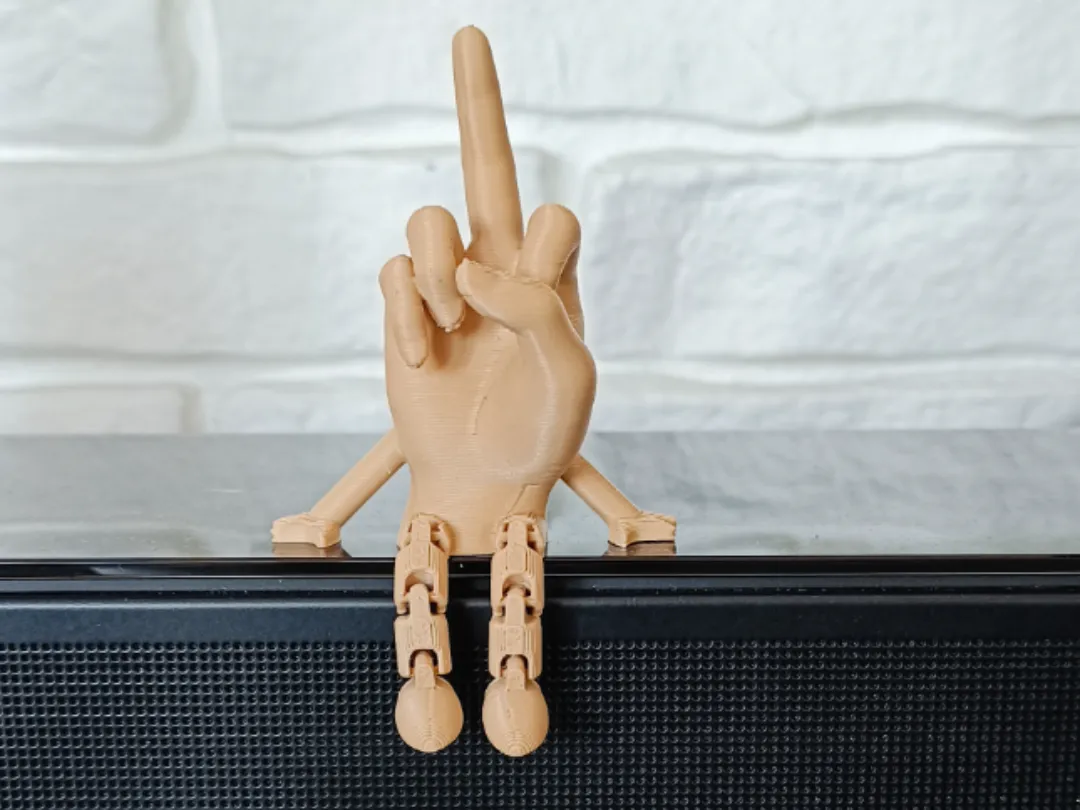 Articulated Middle Finger - Free 3D Print Model - MakerWorld